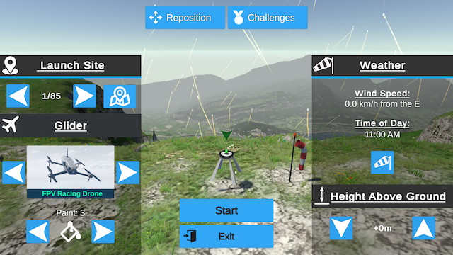 パラグライダーVRゲーム 「Glider Sim」紹介レポート