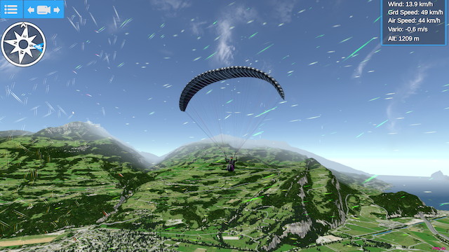 パラグライダーVRゲーム 「Glider Sim」紹介レポート